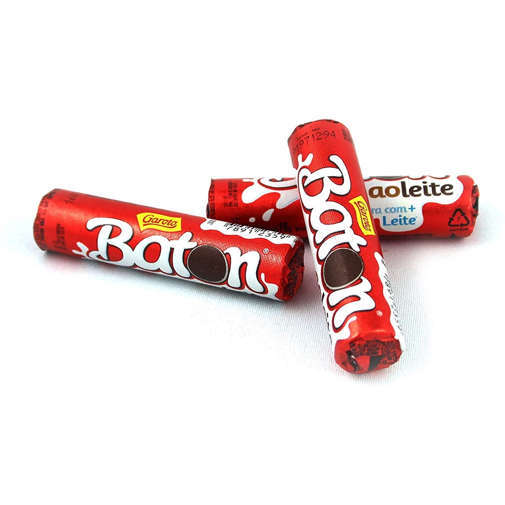 Chocolate Baton Ao Leite 16g Unidade | Shopee Brasil