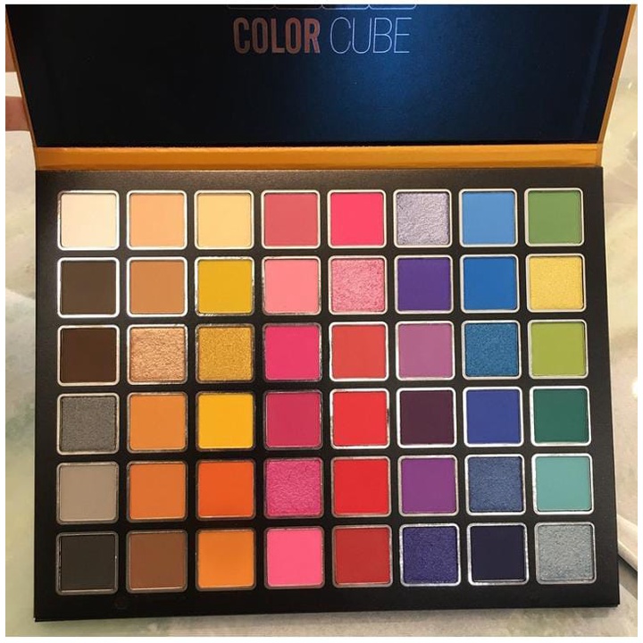 Paleta De Sombras Beauty Glazed Color Cube 46 Cores | Shopee Brasil