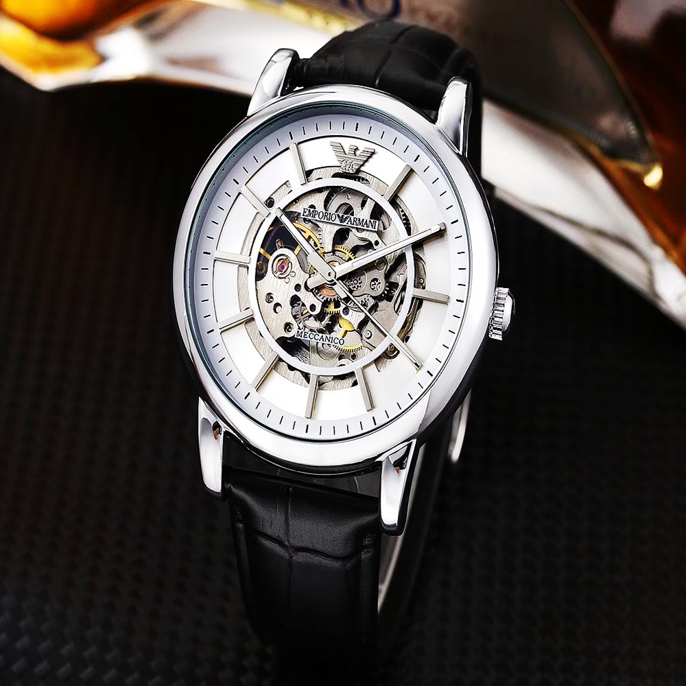 Emporio Armani Relógios Masculinos AR60008 Relógio Original Esqueleto ...