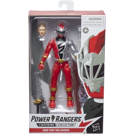 power rangers - red ranger dino fury - lightning collection | Shopee Brasil