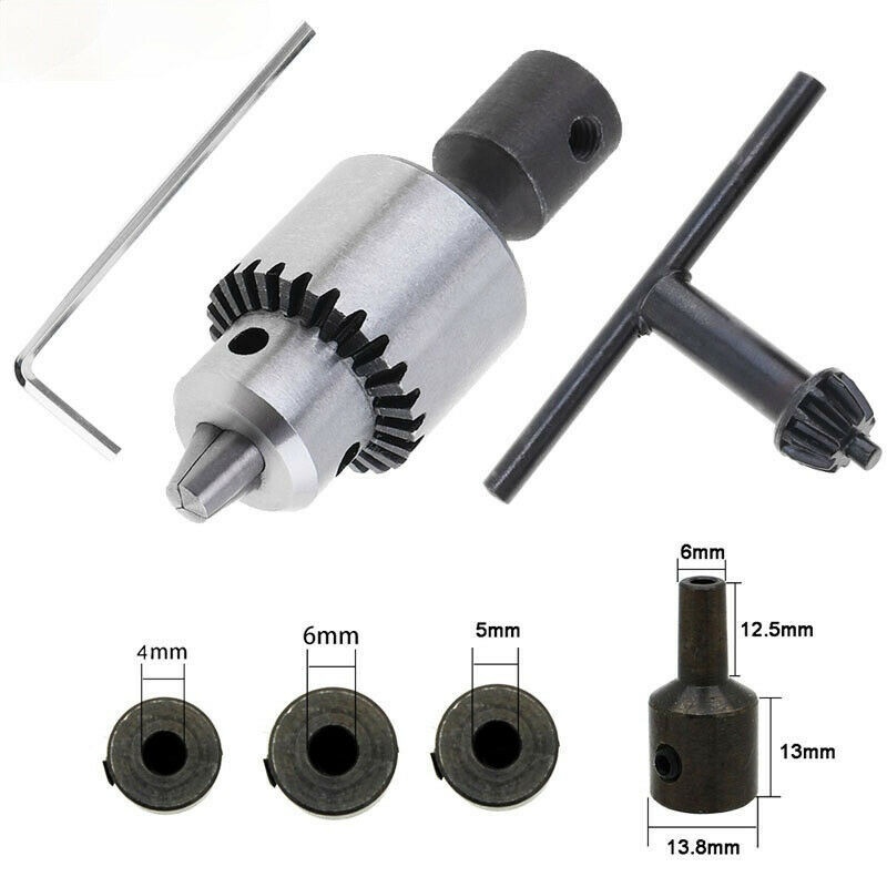 JT0 Micro Kit De Mandril De Furação Com Motor De 4mm 5mm 6mm 8mm ...