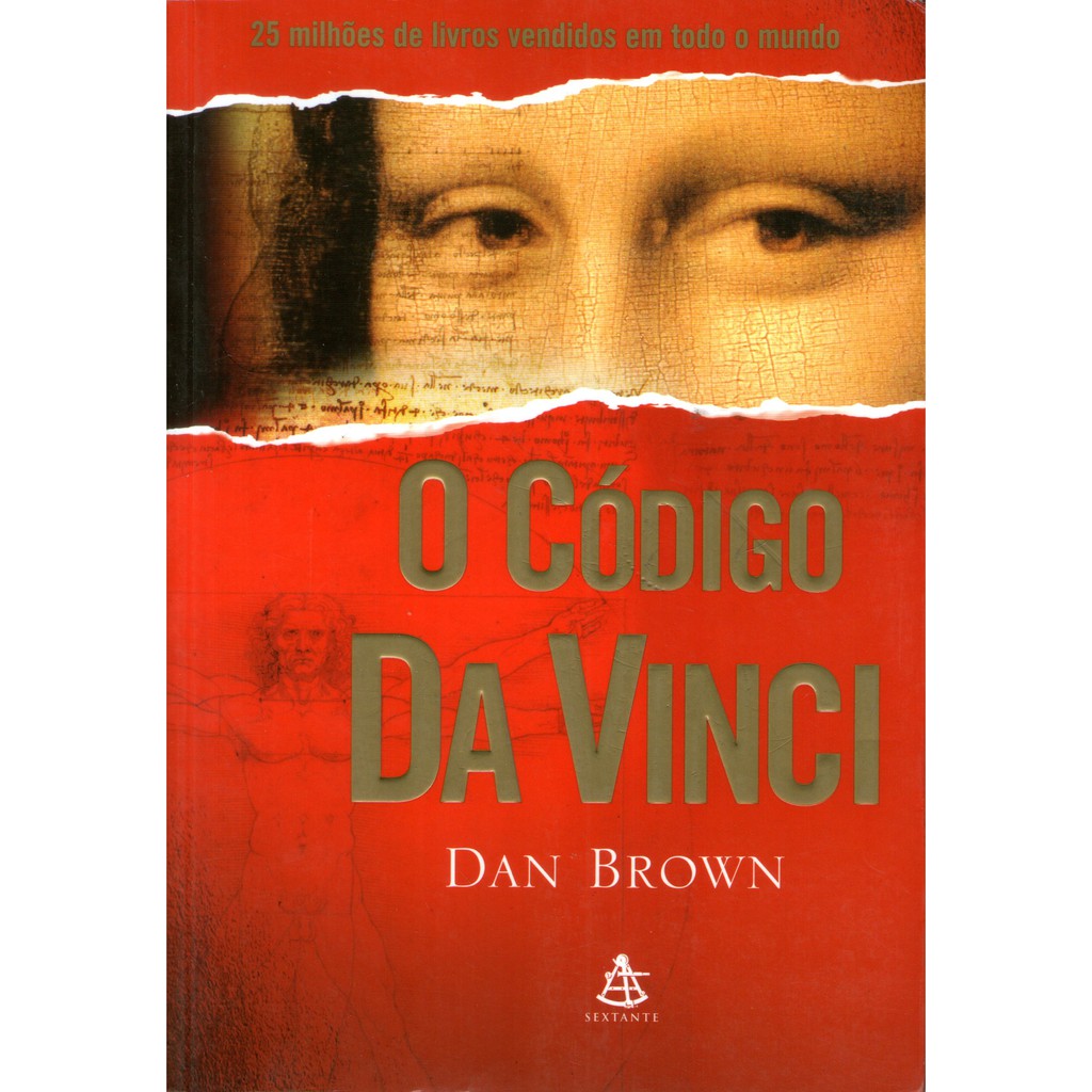 Livro: O Código da Vinci - Dan Brown - Editora Sextante | Shopee Brasil