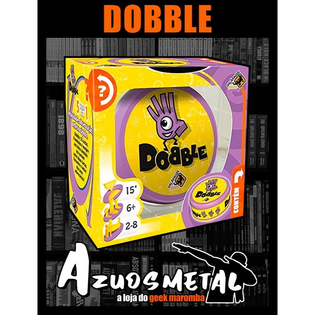 Dobble - Jogo de Cartas [Board Game: Galápagos Jogos] | Shopee Brasil