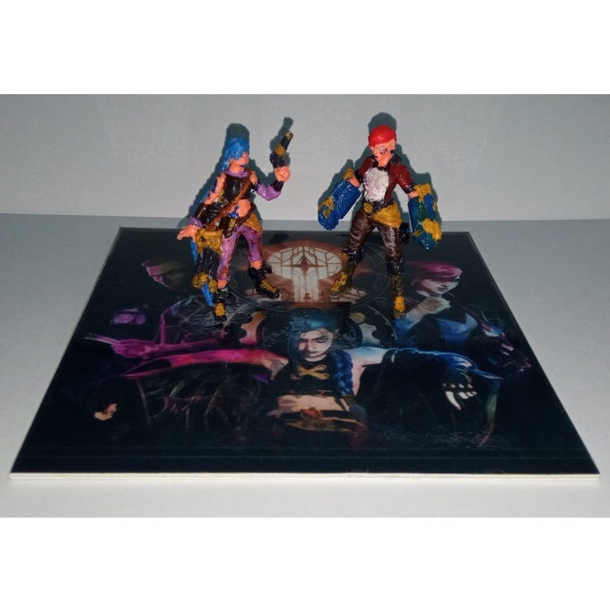 Mini Jinx e VI - League of Legends - Corre Que Ta Baratinho