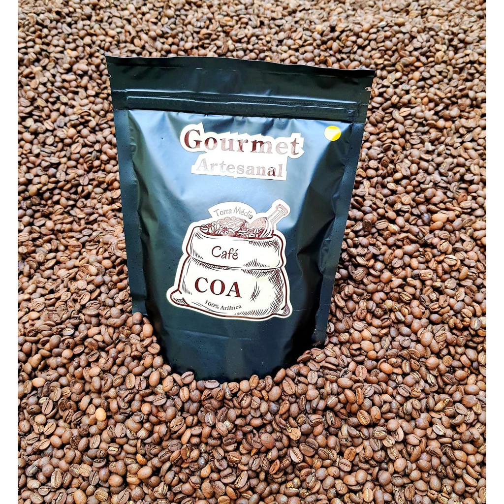 Café COA - torra média 100% Arábica 250 grs | Shopee Brasil