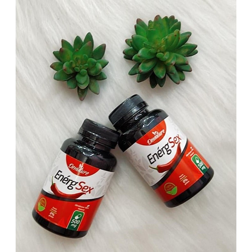Energ Sex 500mg 60 Cápsulas Denature Afrodisíaco Natural Shopee Brasil