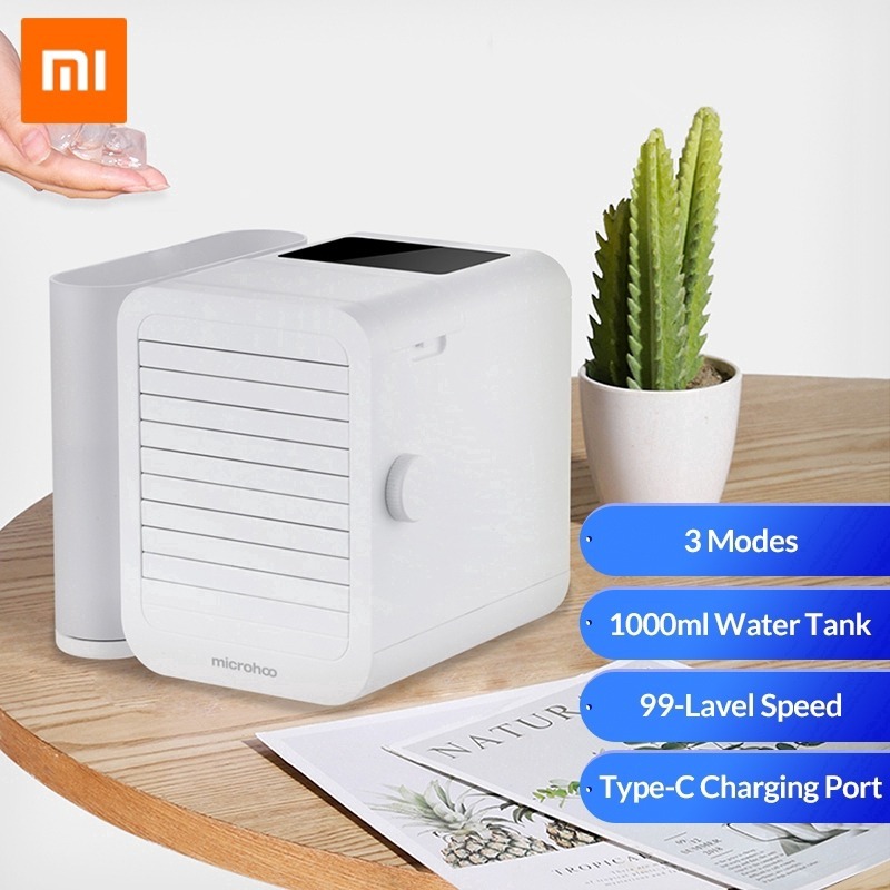 Xiaomi Microhoo Mini Air Condicionado 6 W 1000 ml Garrafa Usb Tela ...