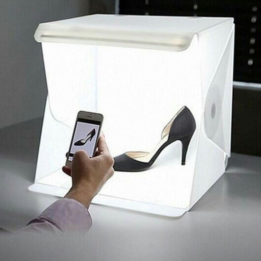 Mini Estúdio Fotográfico Photo Studio Led Usb Portátil Diversos ...