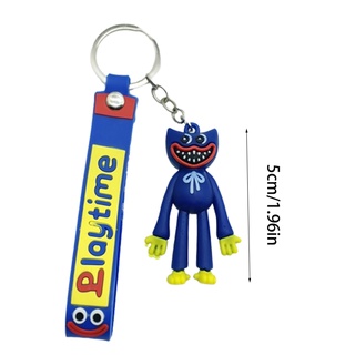Poppy Playtime 5cm huggy Keychain Toy Huggy Wuggy Keyring Doll Pendant ...