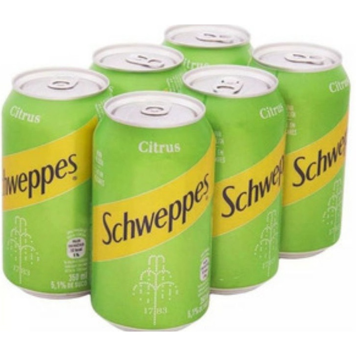 Combo Com 6 Schweppes Citrus New Lt 350 Ml | Shopee Brasil
