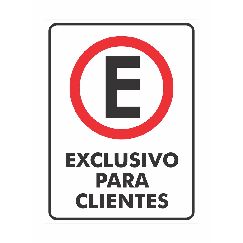 Placa Estacionamento Exclusivo Clientes 30x40cm Ps 2mm | Shopee Brasil