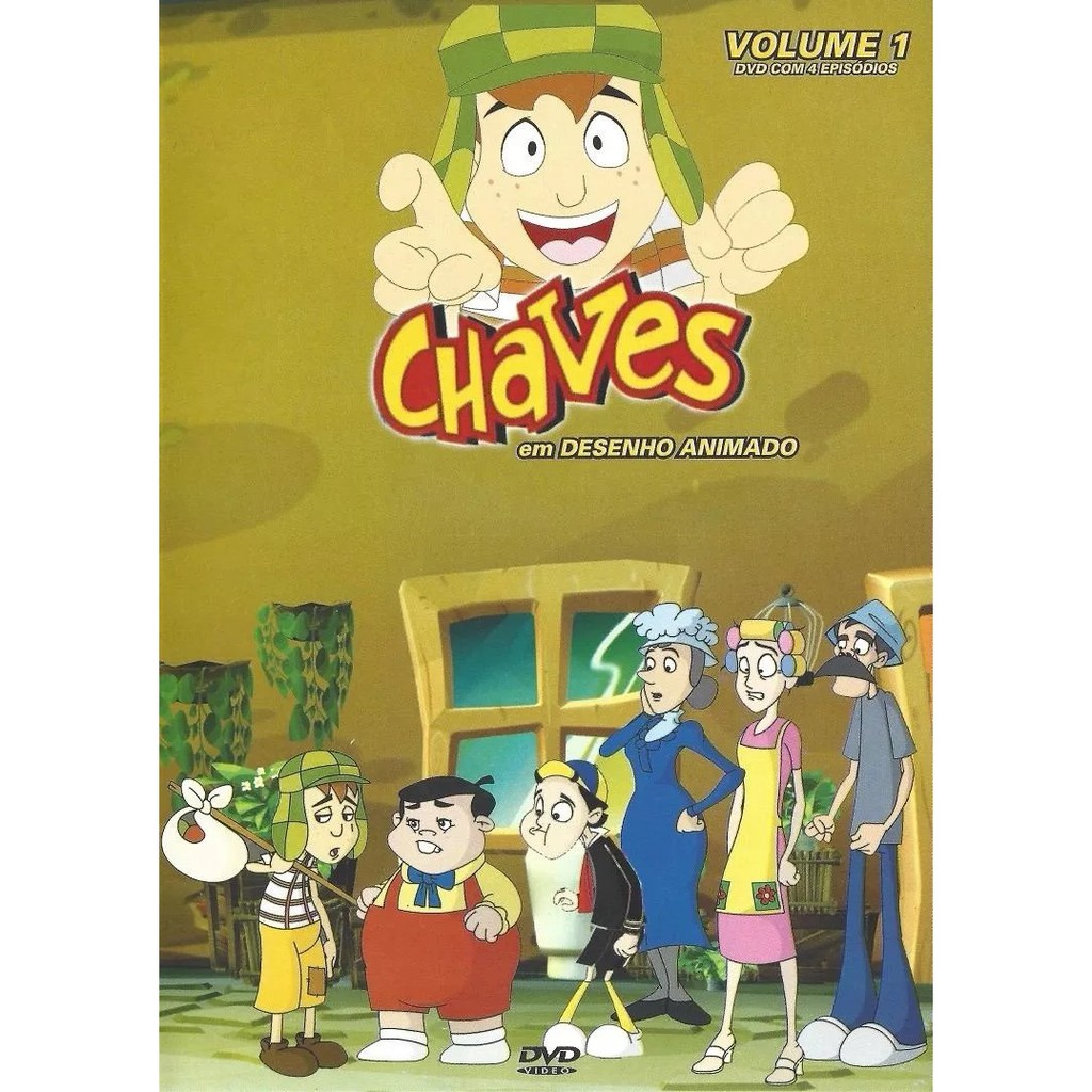 Dvd - Chaves: Em Desenho Animado - Volume 1 - Lacrado | Shopee Brasil