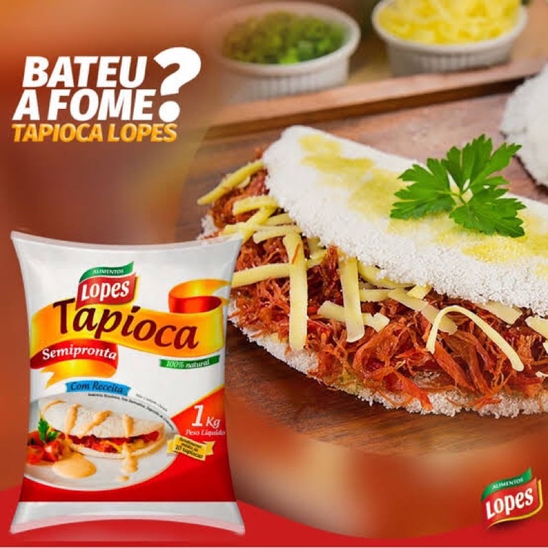Tapioca Lopes 500g | Shopee Brasil
