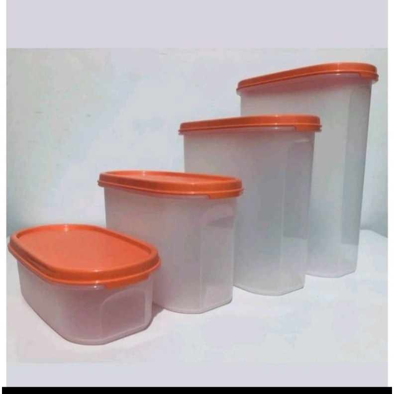 conjunto 4 peças modulares 2 tupperware | Shopee Brasil