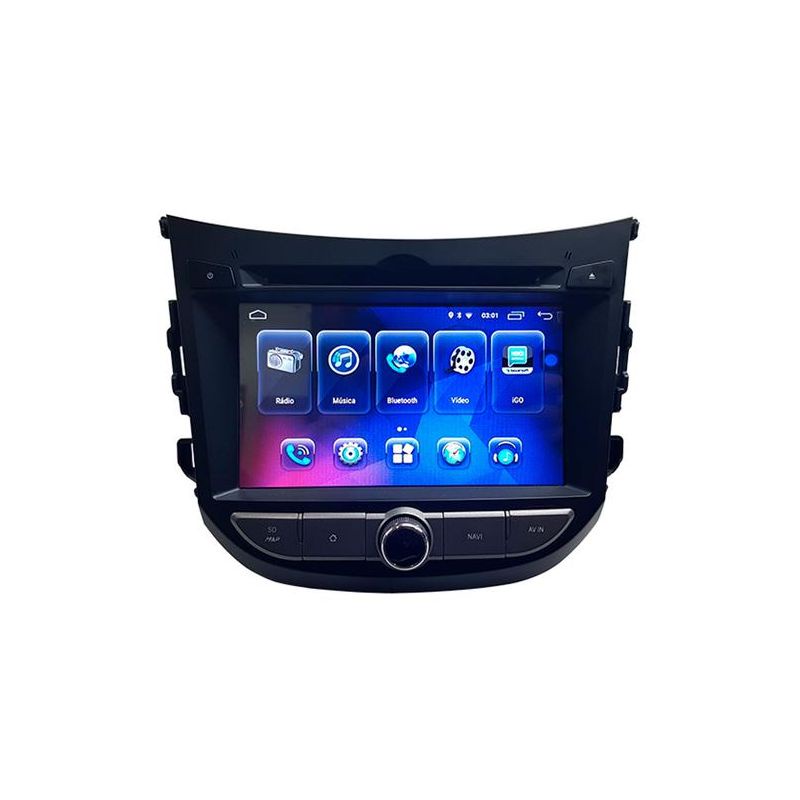 Central Multimidia Hetzer S650 - Hyundai Hb20 2015 18 - Usb Aux - Bluetooth - 7 | Shopee Brasil