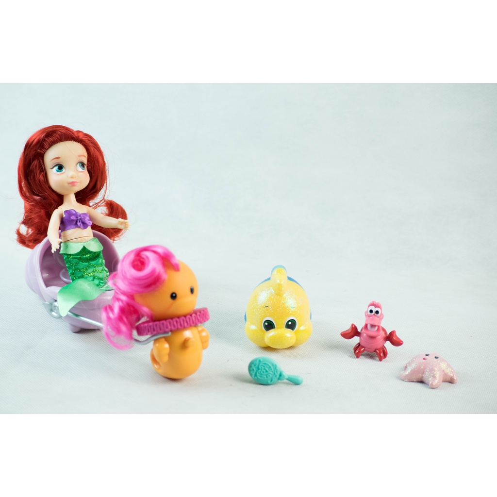 Boneca Ariel mini animators set disney store | Shopee Brasil