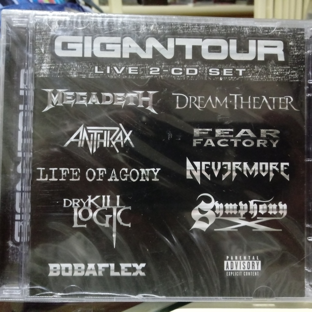 Cd Gigantour - Live 2 cd set (Duplo lacrado) | Shopee Brasil