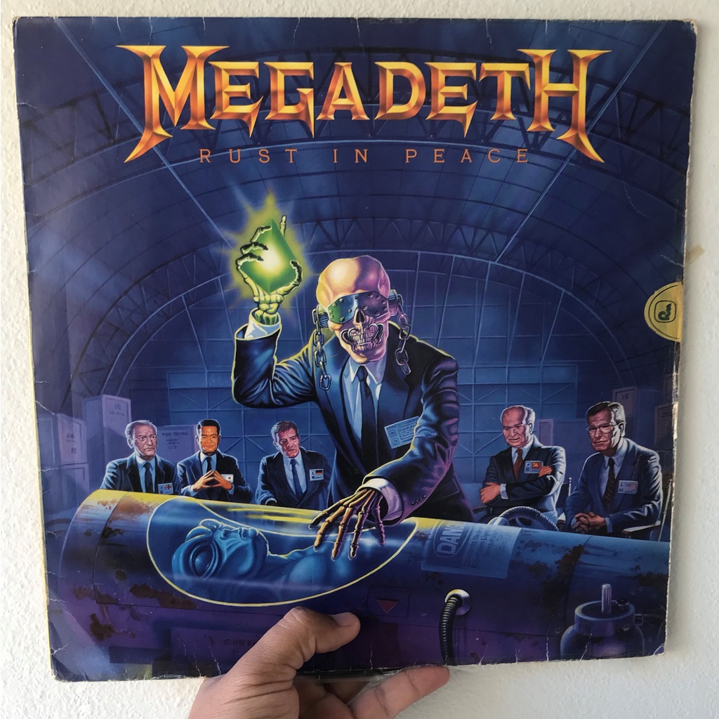 Lp - Megadeth - Rust In Peace - Encarte Plástificado Vinil | Shopee Brasil