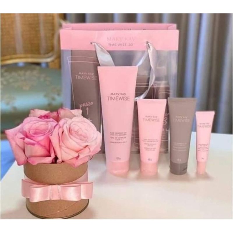 Kit TimeWise 3D Mary Kay Pele Mista/Oleosa | Shopee Brasil