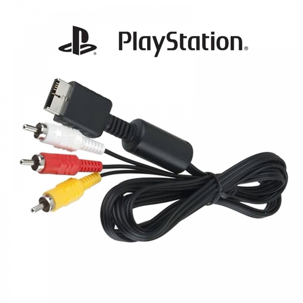 Cabo Av Audio E Video Rca Playstation Ps3 Ps2 Ps1 | Shopee Brasil