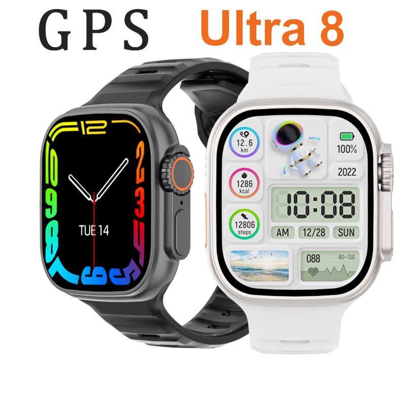 2022 Novo Ultra 8 Nfc Smartwatch Bluetooth Chamadas Homens GPS ...