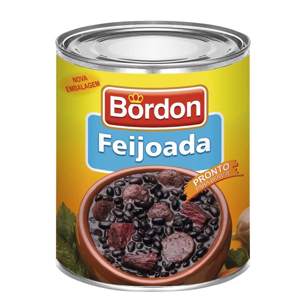 kit 2 Feijoada Bordon Lata 430g | Shopee Brasil