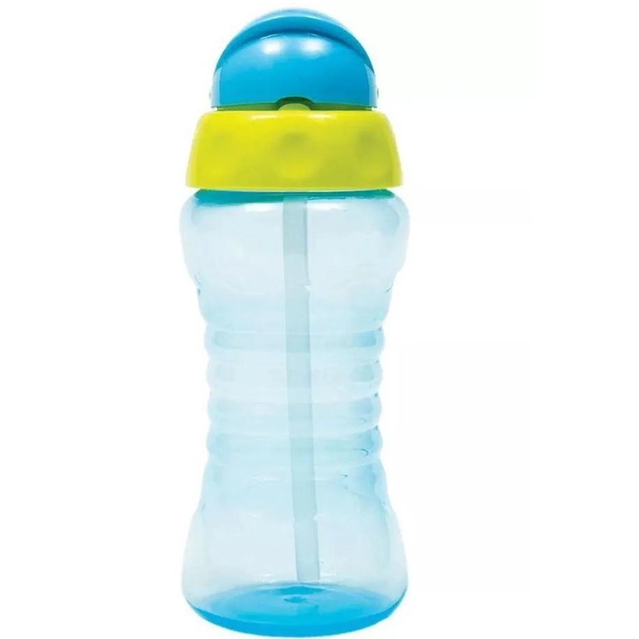 Garrafa Fresh Infantil Com Canudo De Silicone 300ml Bebiba Agua Suco ...