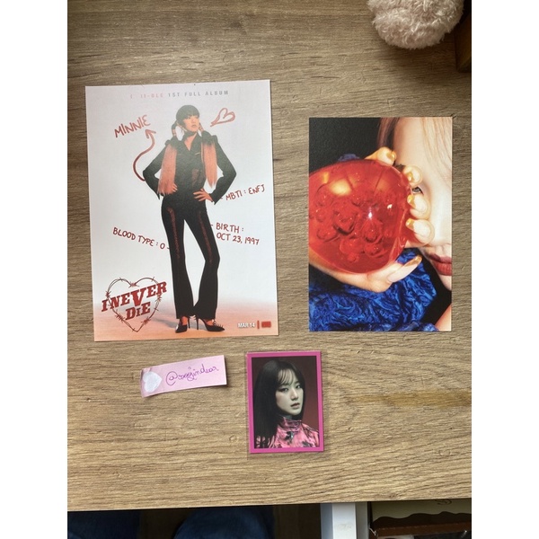 (g)i-dle minnie postcard tomboy soyeon i burn shuhua id photocard ...