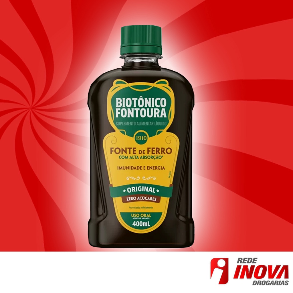 Biotonico Fontoura Original Frasco Com 400ml | Shopee Brasil