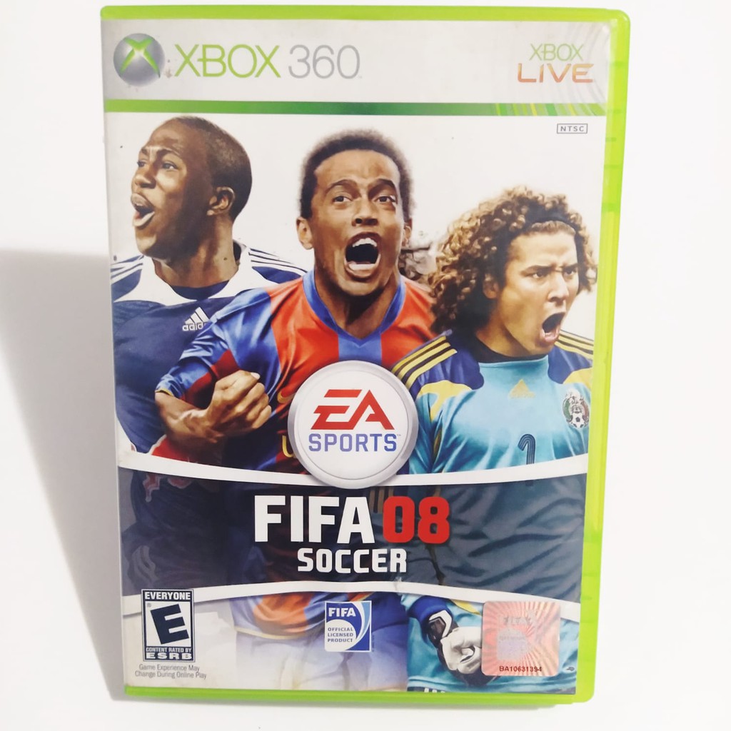 Jogo Xbox 360 Fifa 08 Soccer Original Seminovo Completo | Shopee Brasil