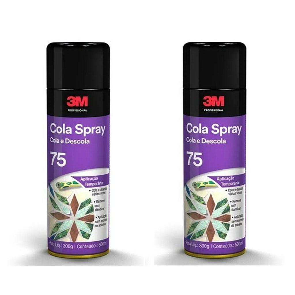 Adesivo Cola Spray 3m 75 Reposicionavel Sublimação 2 Peças | Shopee Brasil