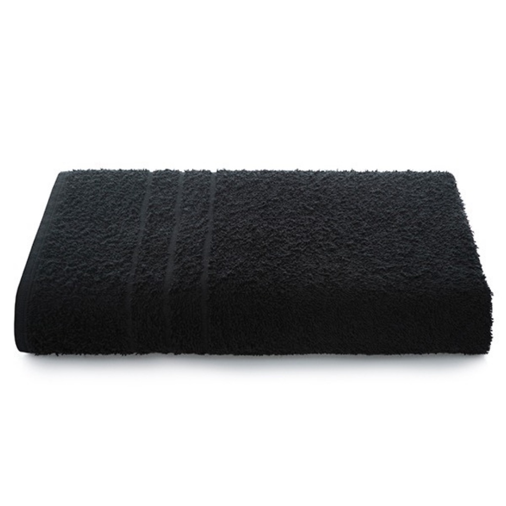 Kit 4 Toalha de Banho Profissional Preto 140 x 70cm - Escorrega o Preço