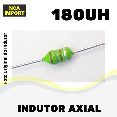 Indutor Axial 180uH Original ( 2 peças ) | Shopee Brasil