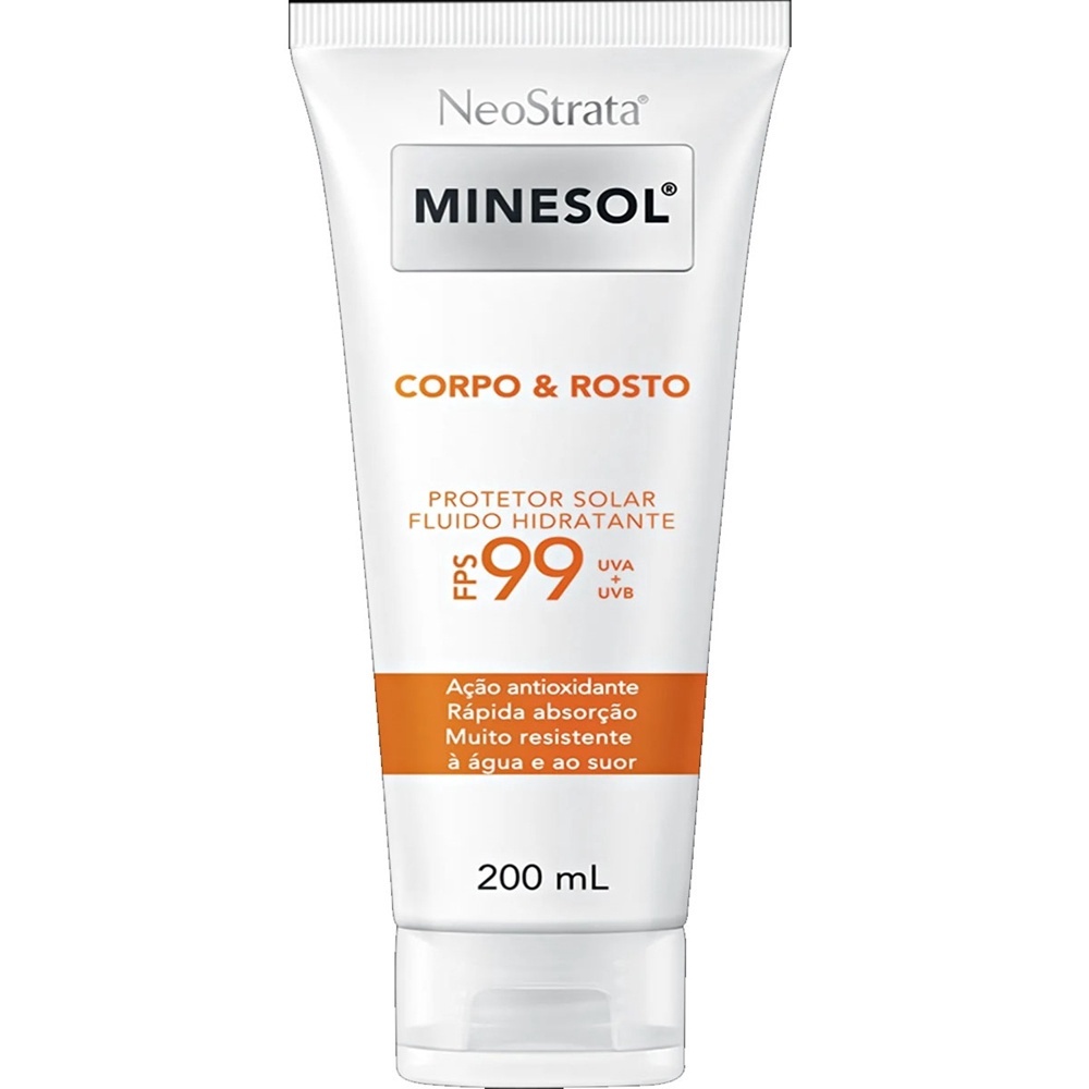 Protetor Solar Fluido Hidratante Antioxidante Neostrata Minesol Corpo ...