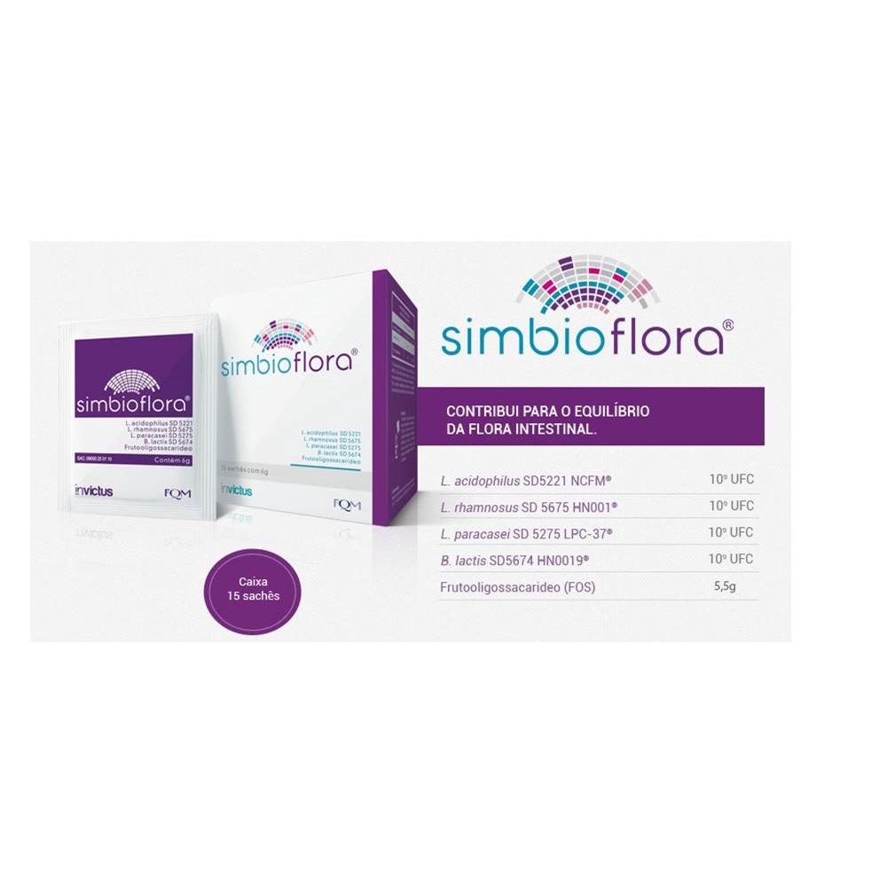 SIMBIOFLORA COM 15 ENVELOPES DE 6G | Shopee Brasil