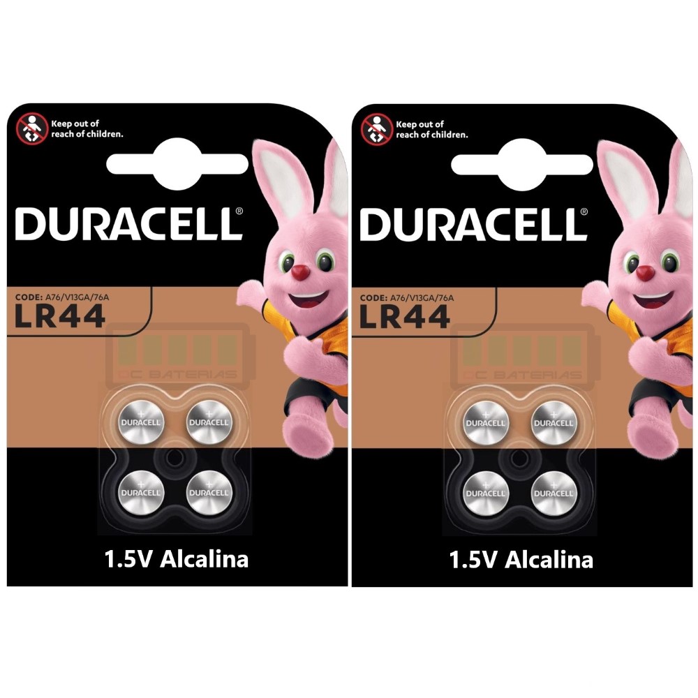 LR44 A76 AG13 1,5V Duracell / Kit 8 Baterias | Shopee Brasil