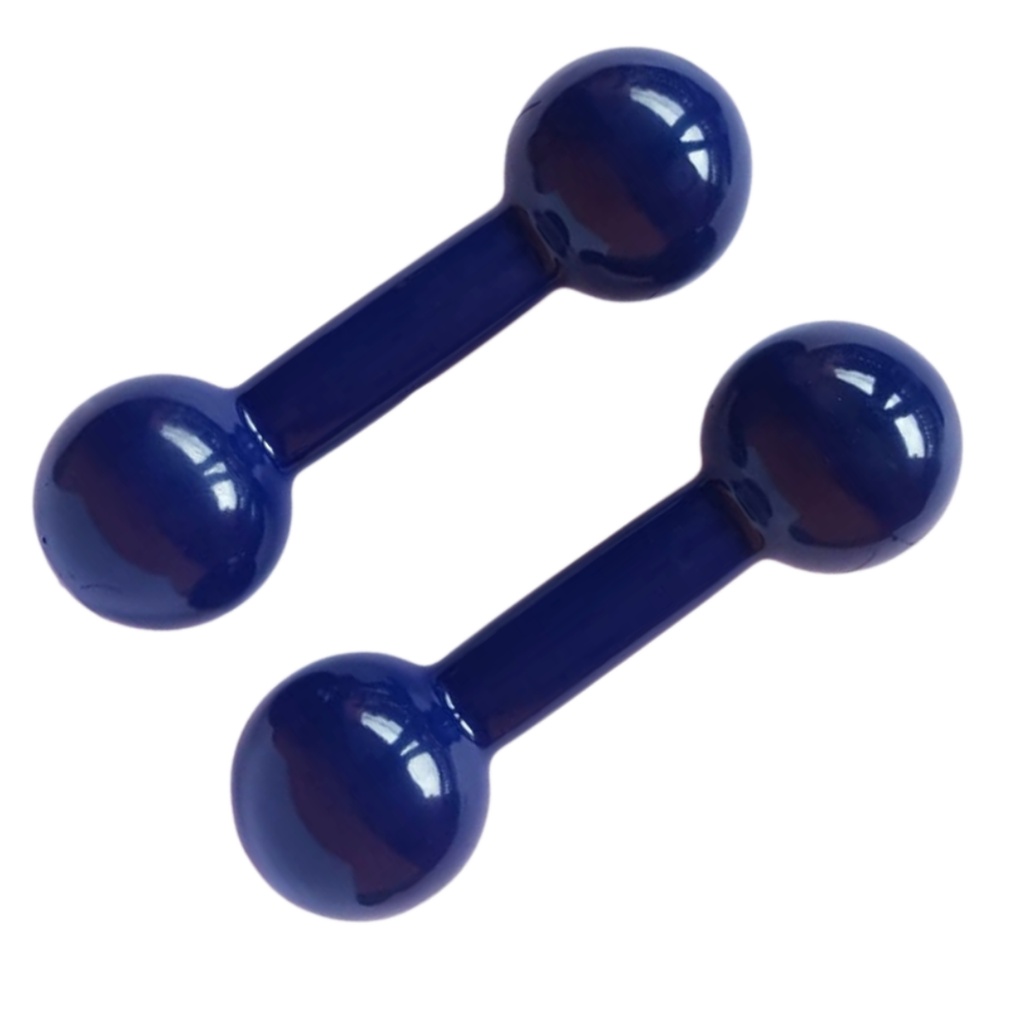 Par Peso Halter Academia Emborrachado Halter 1 Kg Polimet | Shopee Brasil