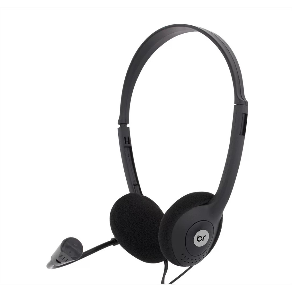 Headset Profissional Escritório Fone Ouvido Microfone P2 | Shopee Brasil