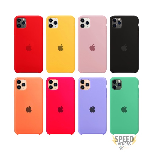 Capa Capinha Celular iPhone 11 Pro Max Silicone Case Aveludada Por ...