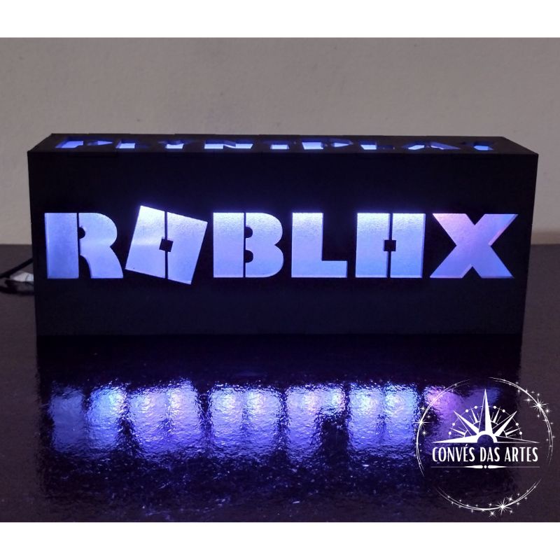 Luminária Decorativa Roblox/Led/Iluminação | Shopee Brasil
