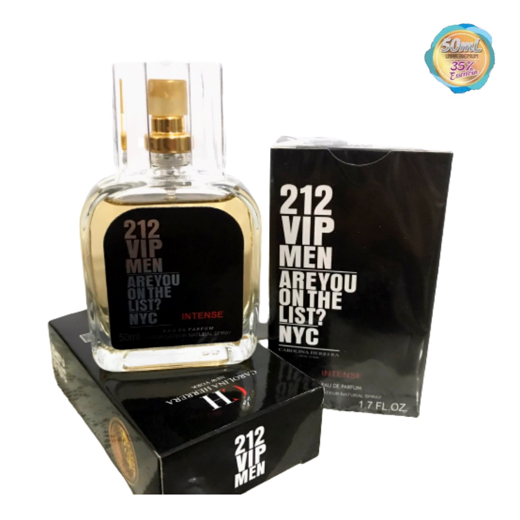 Perfume Importado Masculino 212 VIP Men | Shopee Brasil