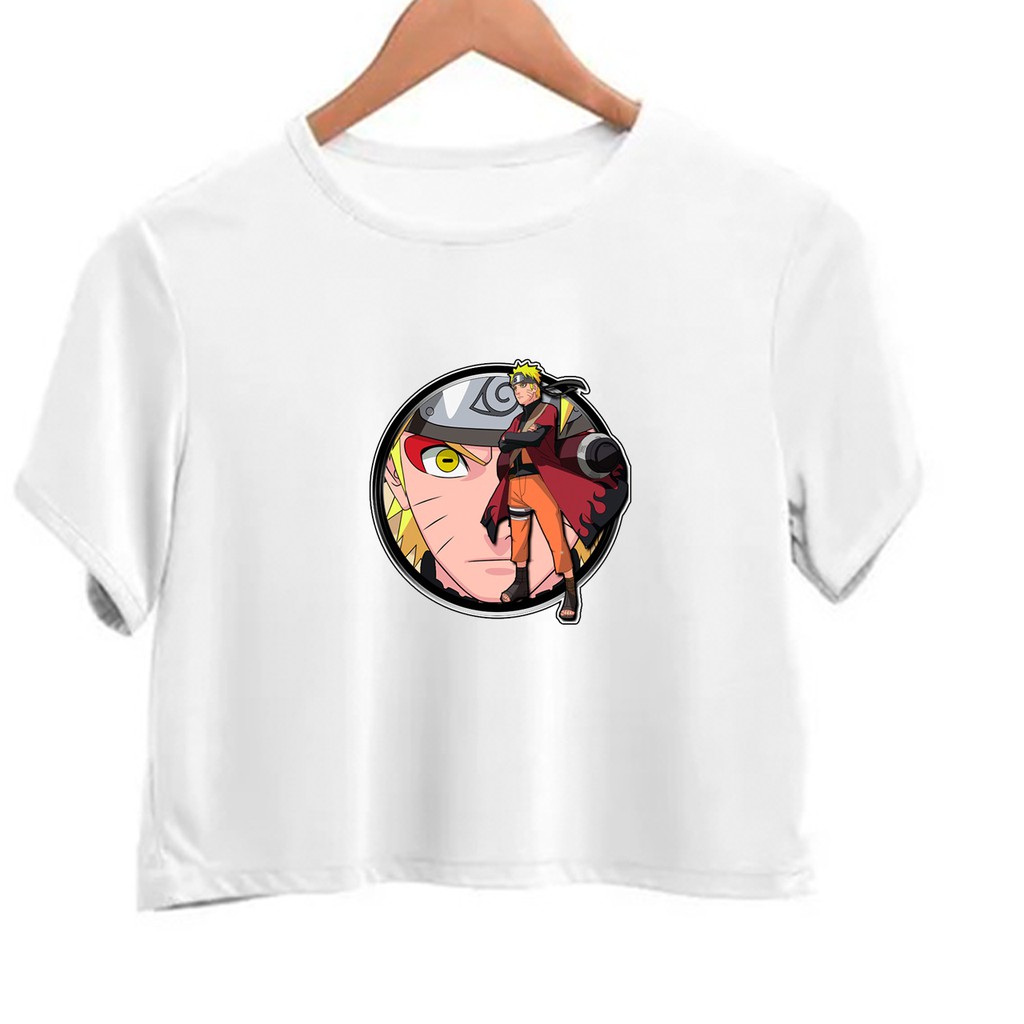 Cropped De Camiseta Feminina Naruto Anime Akatsuki | Shopee Brasil