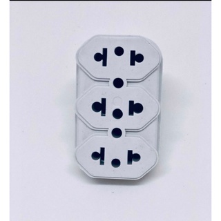 Adaptador T Tomada Triplo 3 entradas 10 A e 20A T benjamim | Shopee Brasil