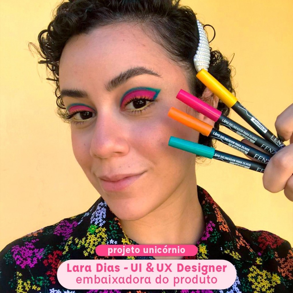 LAPIS DELINEADOR COLORIDO FENZZA PROVA D´AGUA / Lapis Delineador ...