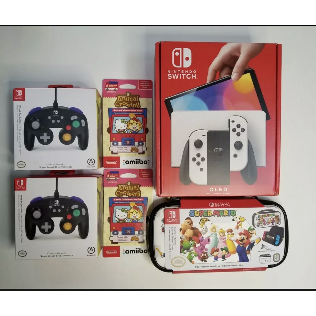 Nintendo Switch OLED Console bundle | Shopee Brasil