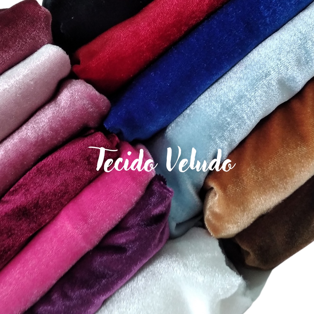 TECIDO VELUDO (50 x 70 cm) Pronta Entrega | Shopee Brasil