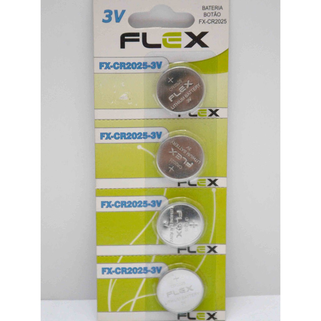 Bateria 3V CR2025 Flex - Cartela 5 Unid | Shopee Brasil