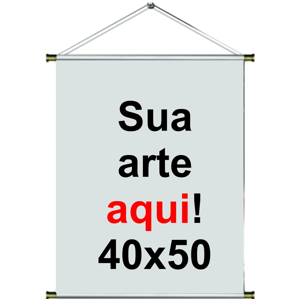 Banner personalizado 40x50 COM A SUA ARTE IMPRESSÃO DIGITAL | Shopee Brasil