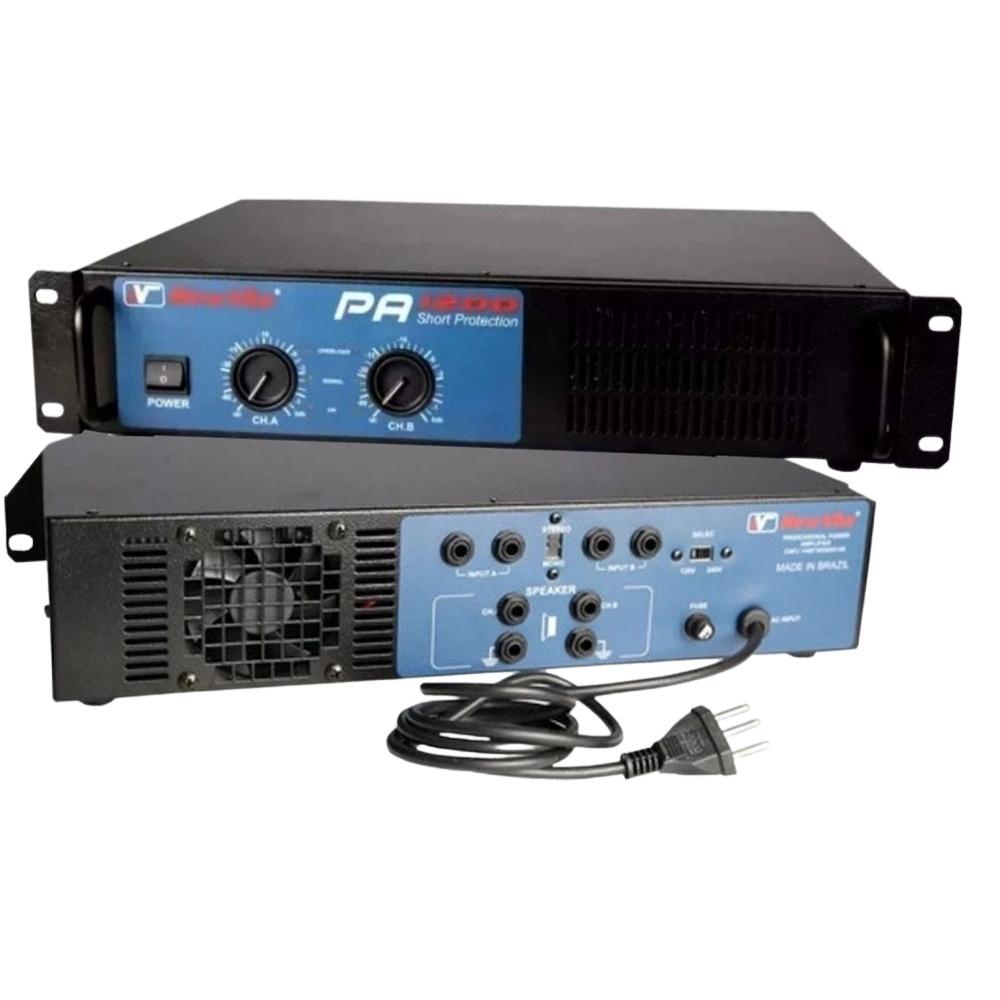 Amplificador New Vox Pa 1200 - 600W Rms | Shopee Brasil