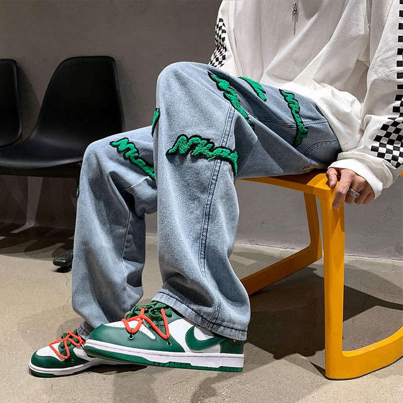 Calça Jeans Masculina Folgada Nove Pontos Escorrega O Preço